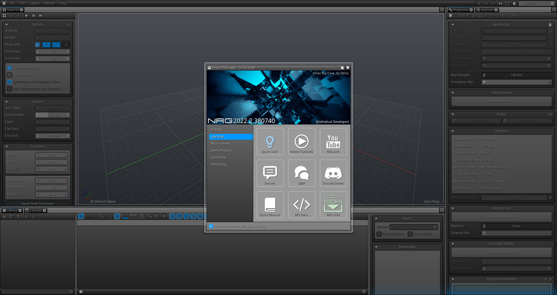 NRG - Realtime Application Development Environment